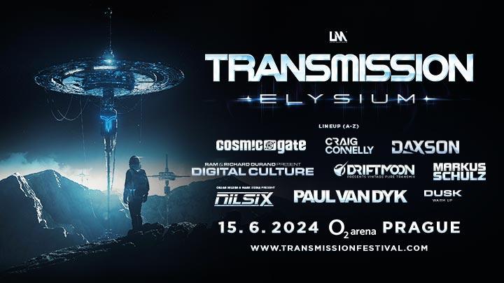 TRANSMISSION festival Elysium 2024 v Praze - PragMoon